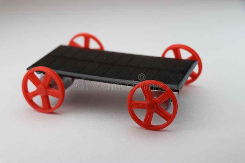 Working Model Solar Power Car Made Using Dc Motor, Solar Panel and 3d ...