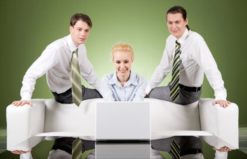 Working moment stock image. Image of employee, adult, happy - 8337297