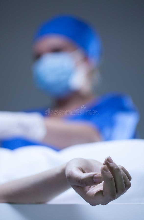 Working in the morgue stock photo. Image of male, female - 45363018