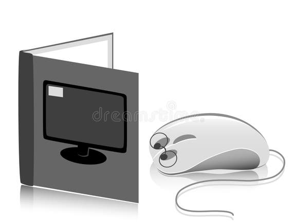 Working mouse stock vector. Illustration of learn, equipment - 7499327