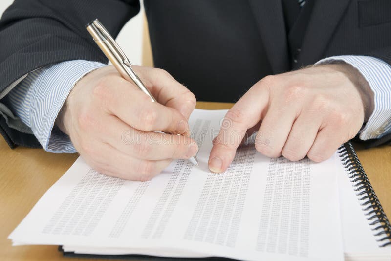 Working with Numbers stock image. Image of person, caucasian - 31488323