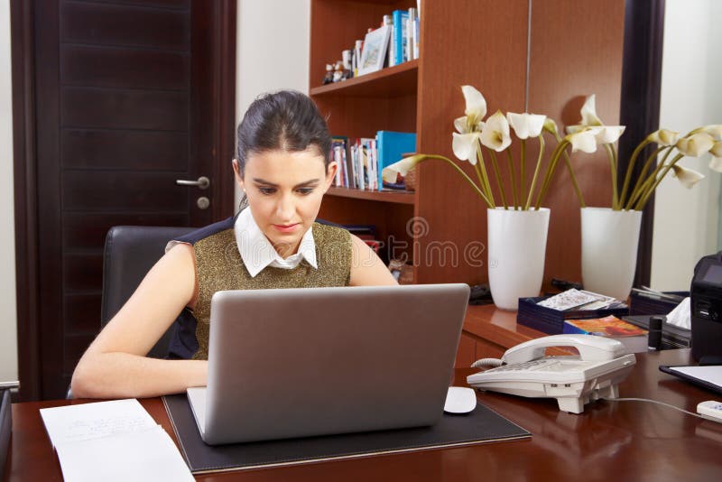 Working in office stock image. Image of cabinet, office - 28689221