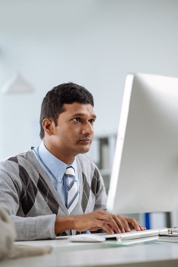Indian software developer stock photo. Image of manager - 54668854
