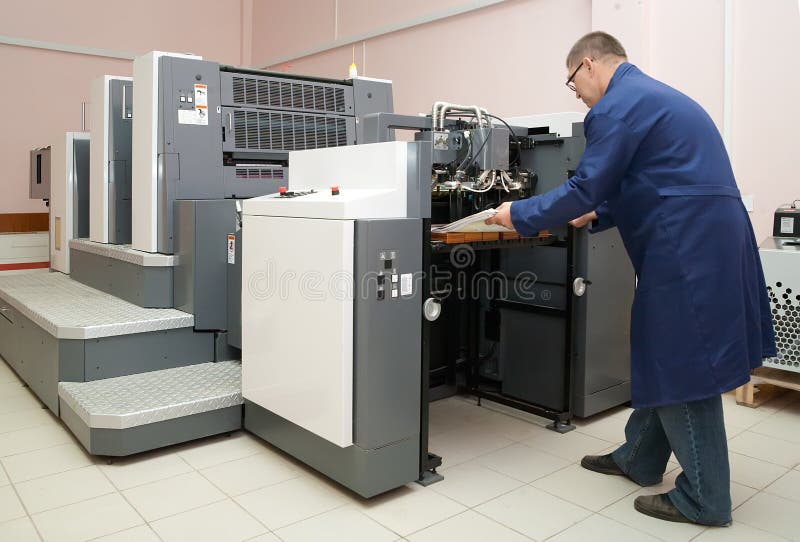 Ink-jet printer A4 stock image. Image of colour, color - 6781441