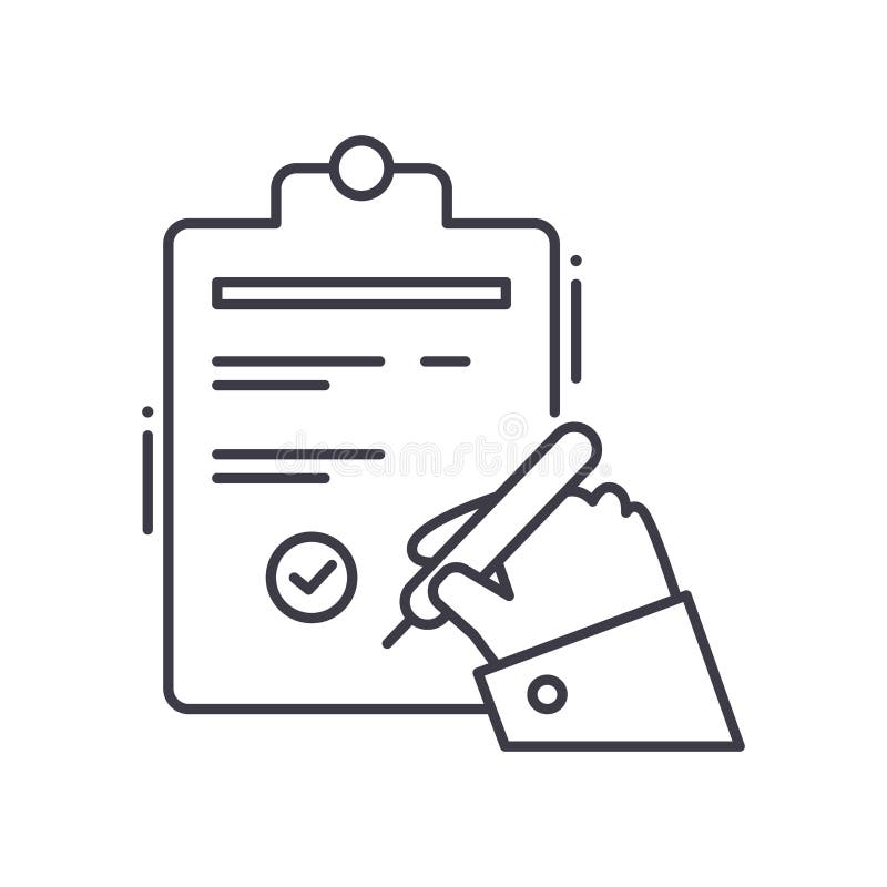 Working Order Symbol Icon, Black Vector Sign with Editable Strokes ...