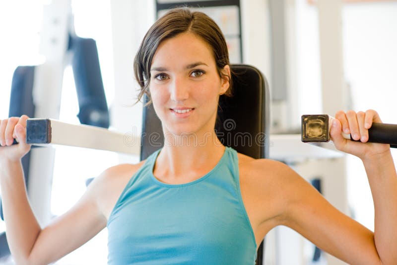 Working Out stock image. Image of sportswear, female, slim - 4697359