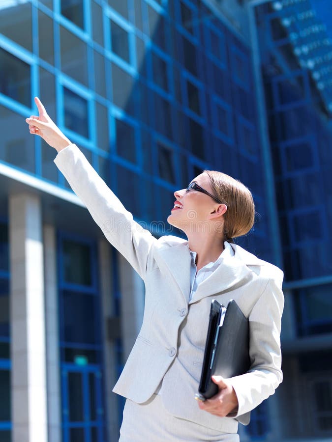 Working Outdoor stock image. Image of caucasian, businesswoman - 10402199