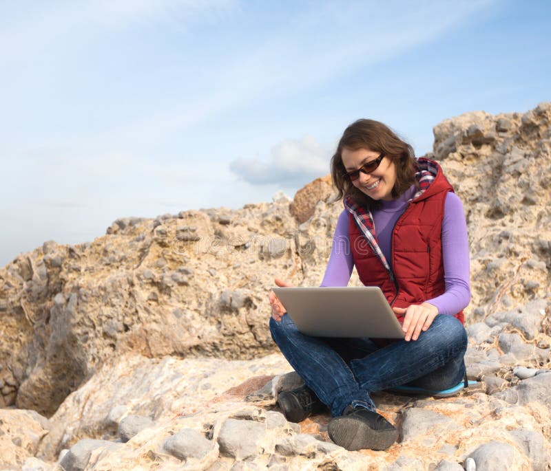 Working outdoor stock image. Image of people, positivity - 28921587