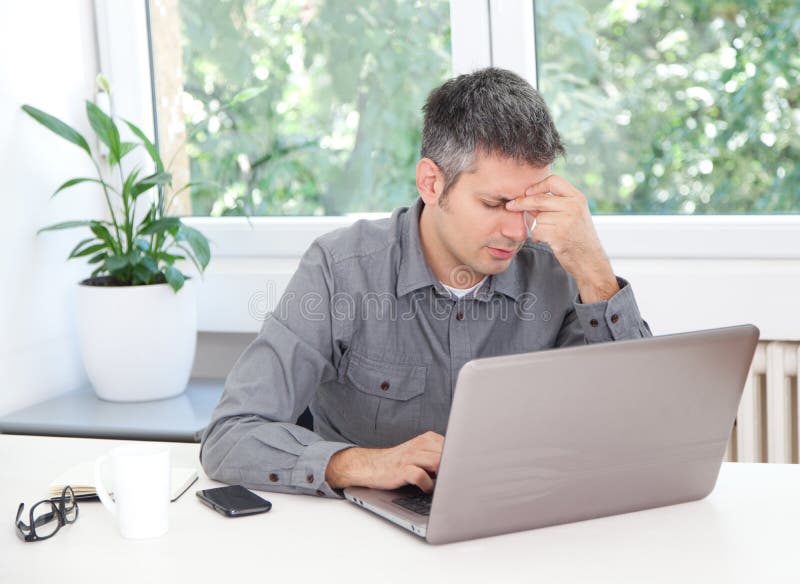 Working overtime stock image. Image of caucasian, business - 71907177