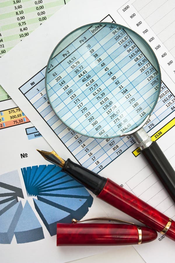 Working Paper with a Diagram Stock Photo - Image of color, close: 16558860