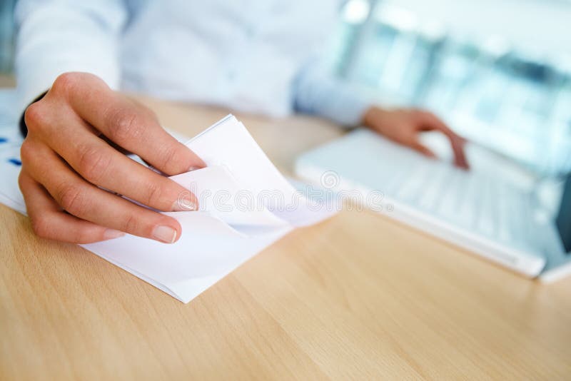 Working with papers stock image. Image of busy, focus - 24737977