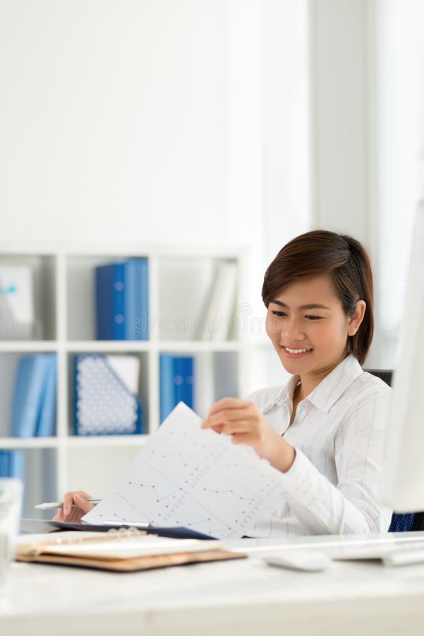 Working with papers stock image. Image of document, paperwork - 52876517