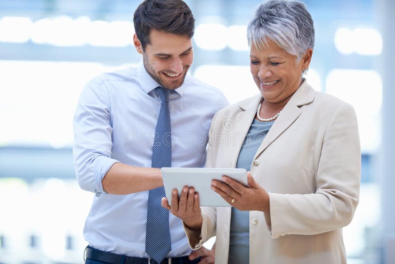 Working on the Perfect Business Plan. a Cropped Shot of Two Colleagues ...