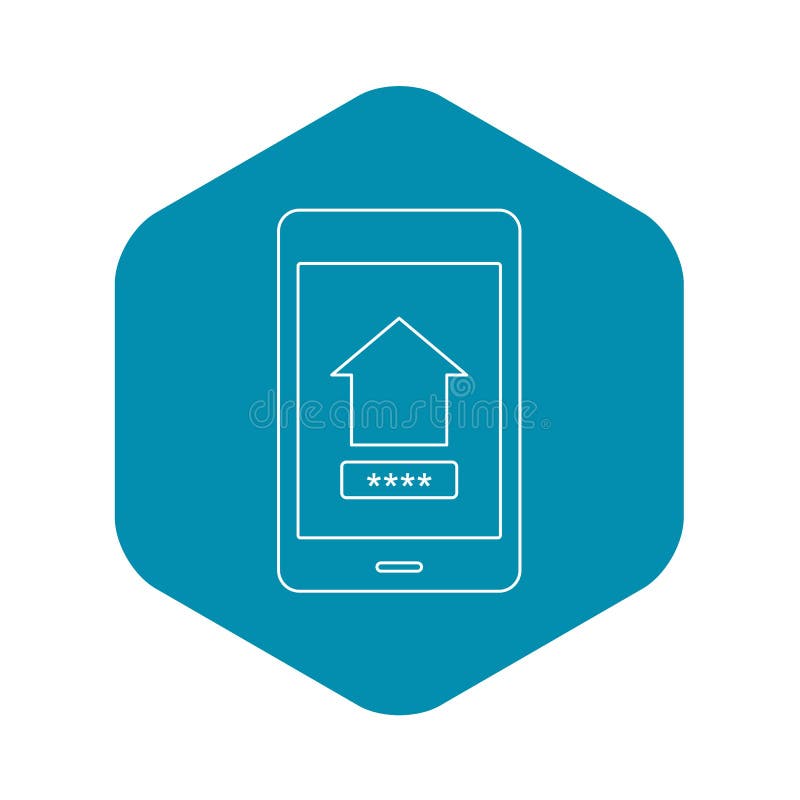 Working Phone Icon Outline Style Stock Illustrations – 529 Working ...