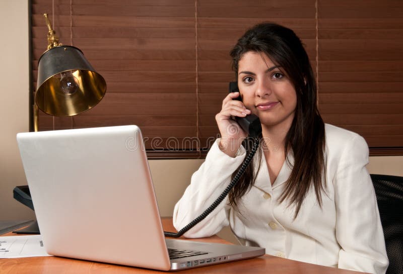 Working the phones stock photo. Image of phone, career - 10124178