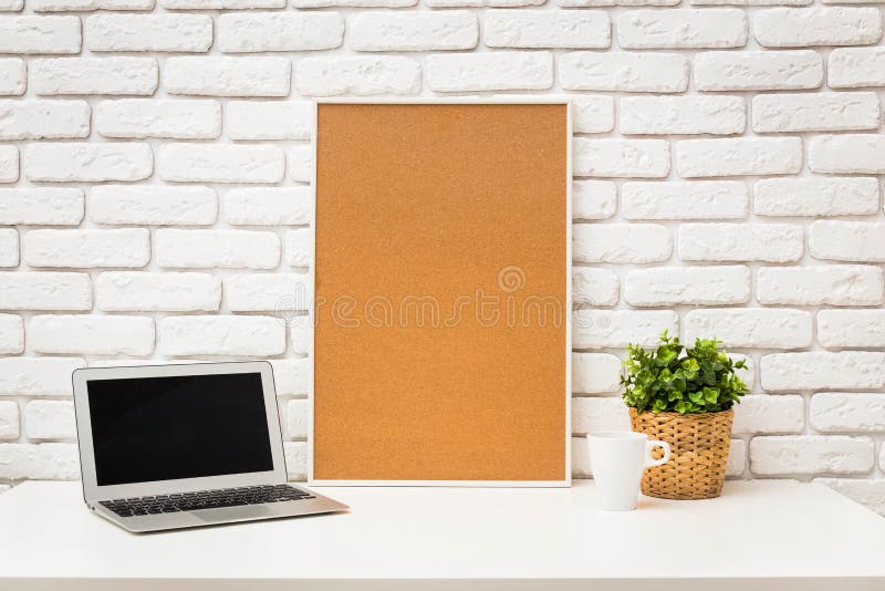 Working place stock image. Image of note, office, table - 60491211