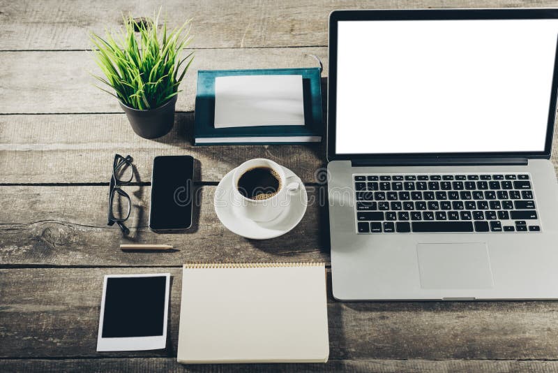 Working Place, Office Tools Stock Photo - Image of creative, adhesive ...