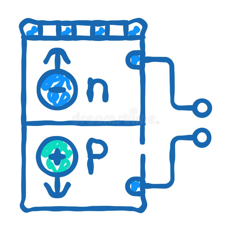 Working Principle Icon Doodle Illustration Stock Vector - Illustration ...