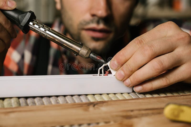 Working Process in the Carpentry Workshop Stock Image - Image of master ...