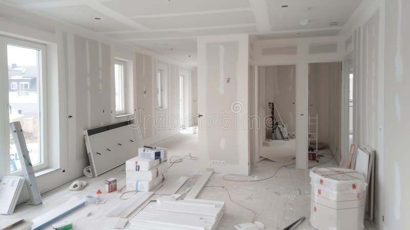 Installing Metal Frames and Drywall for Gypsum Walls: Construction and ...