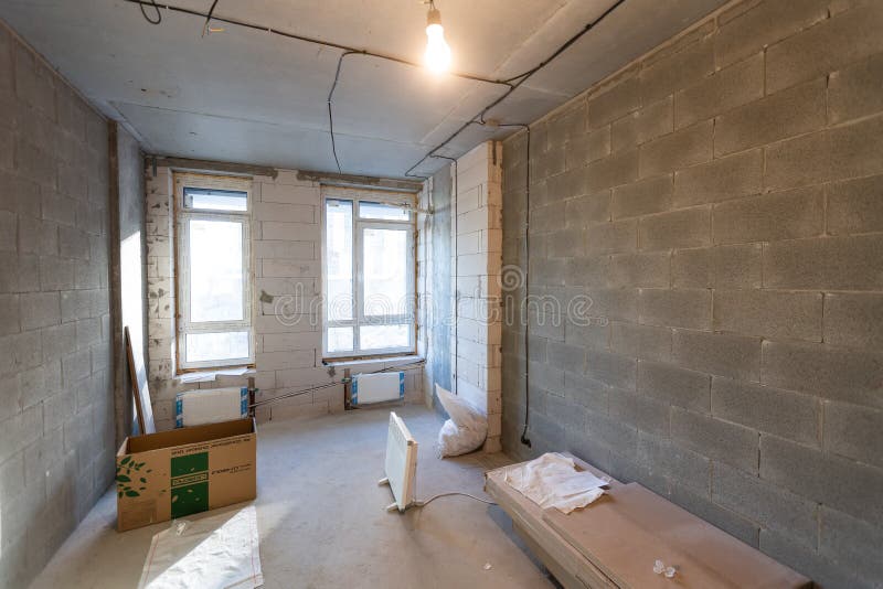 Working Process of Installing Metal Frames for Plasterboard -drywall ...