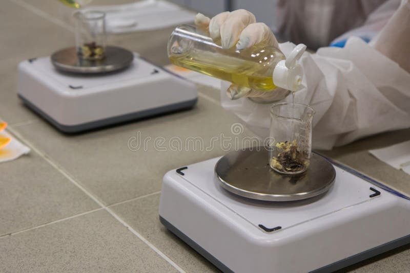 Working Process in Nanotechnology Laboratory of Cosmetic Production ...