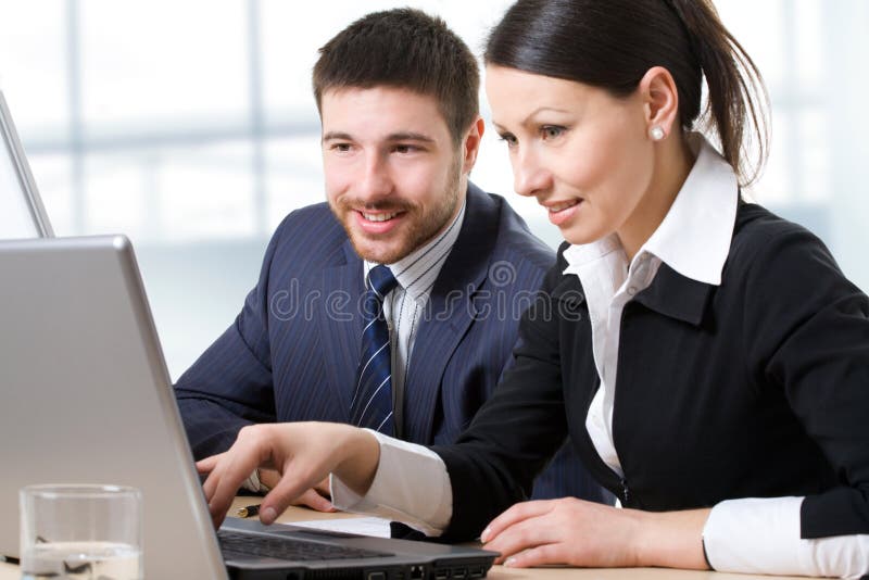Working Process in the Office Stock Image - Image of person ...