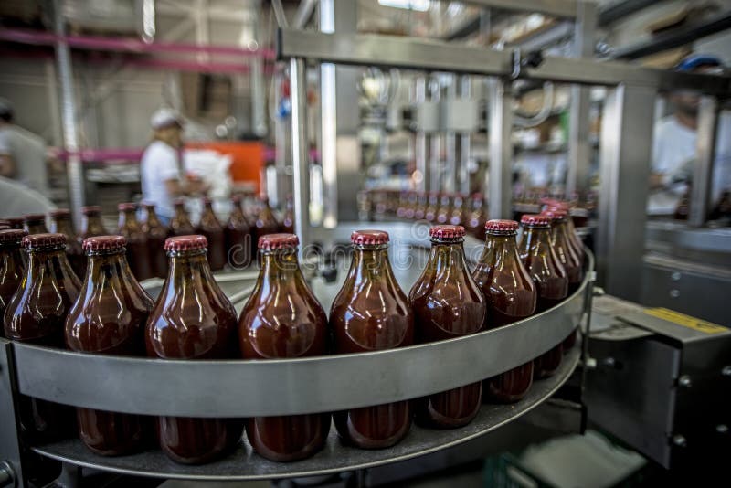 The Working Process of Production of Tomatoes To Canned Food and ...