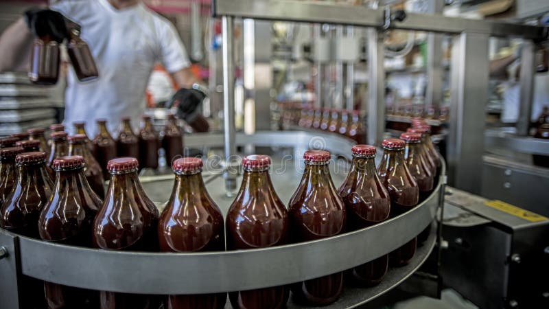 The Working Process of Production of Tomatoes To Canned Food and ...