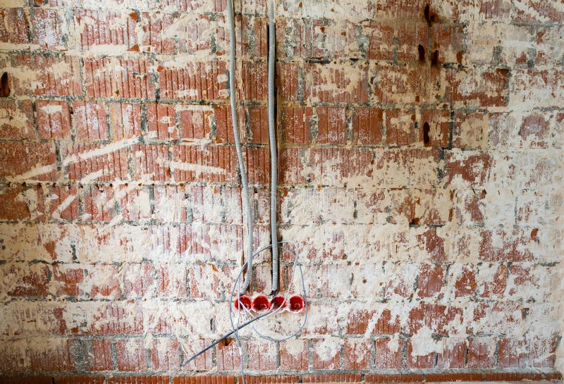 Working Process To Groove or Wall Chasing for Electrical, Internet ...