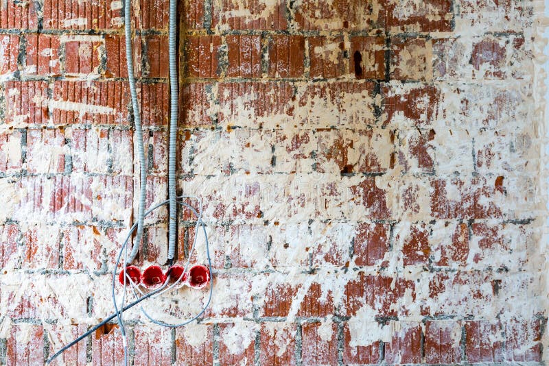 Working Process To Groove or Wall Chasing for Electrical, Internet ...