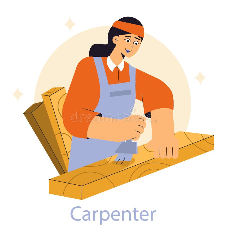 Working Professions. Flat Vector Illustration Stock Vector ...