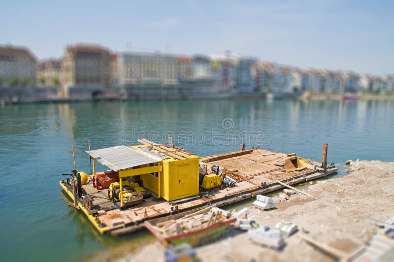 Working raft stock image. Image of lensbaby, city, construction - 19820039