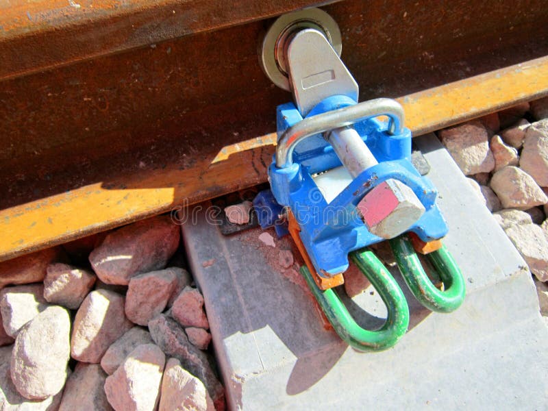 Working on Railway Track Engineering in the UK Stock Image - Image of ...