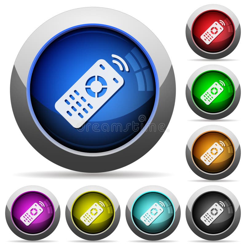 Car Key with Remote Control Color Glass Buttons Stock Vector ...