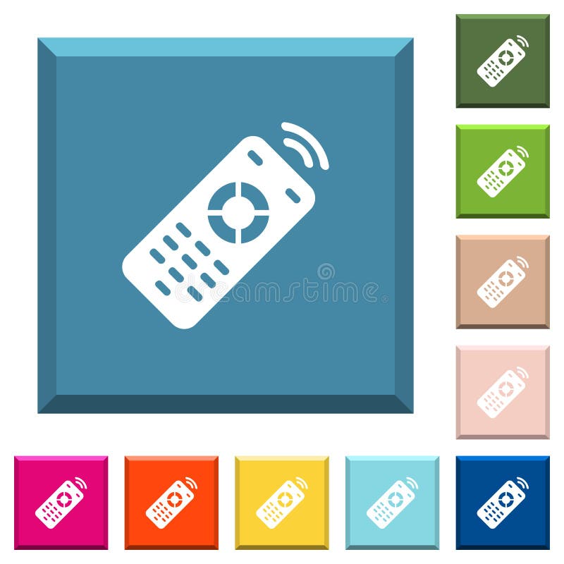 Car Key with Remote Control Color Glass Buttons Stock Vector ...