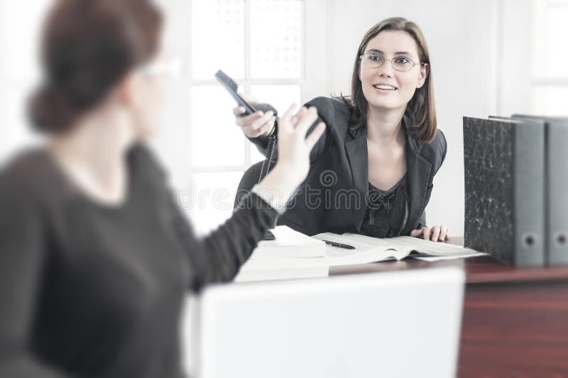 Working Scene at the Office Stock Photo - Image of call, corporation ...