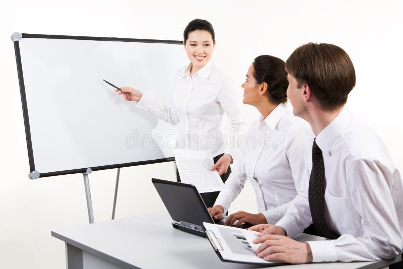 Working seminar stock photo. Image of project, briefing - 4616500