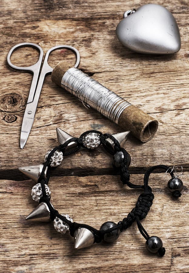 Working Sewing Tools Seamstress Stock Image - Image of industry, sharp ...