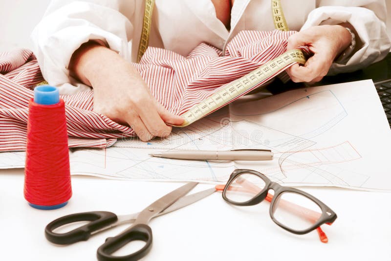 Working in the sewing stock image. Image of effort, jobs - 78437487