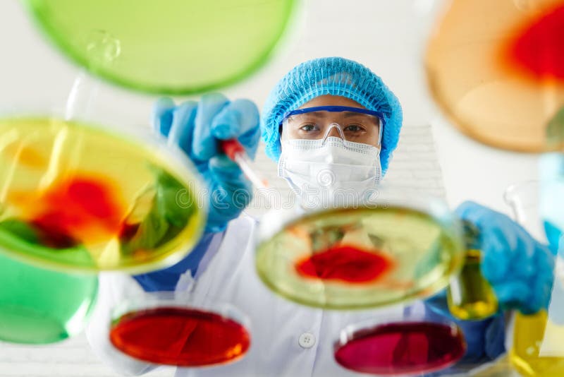 Working on solution stock image. Image of germs, medicine - 90934469