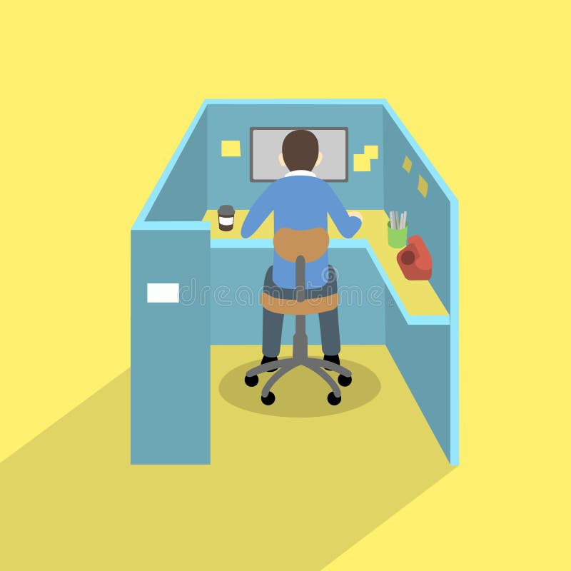 Working Space Startup Company Stock Vector - Illustration of management ...