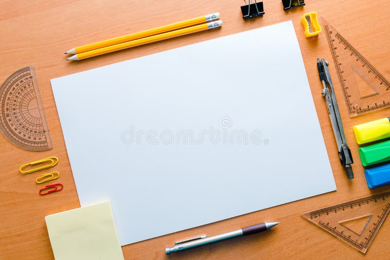 The Working Surface of the Artist. a Table for Drawing a Workpiece ...