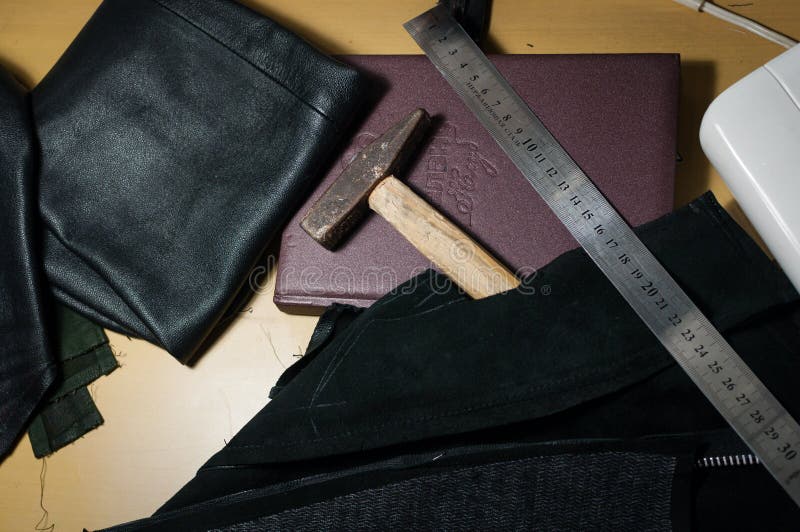 Working surface , table stock image. Image of book, threads - 72114019