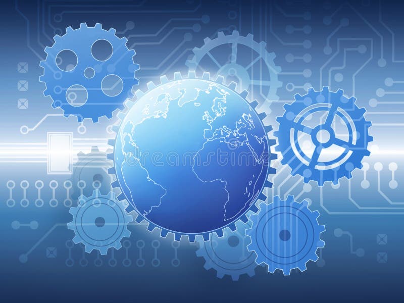 Working system stock illustration. Illustration of connected - 65168509