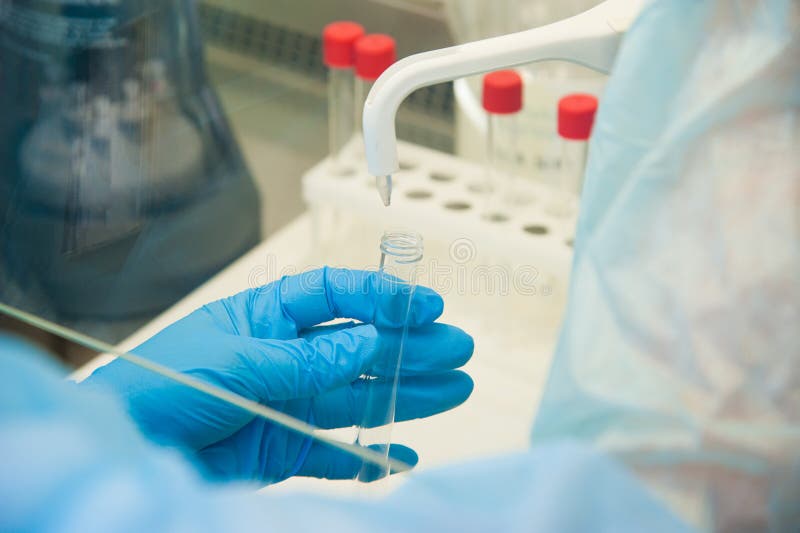 Microbiology Research in Laboratory Stock Photo - Image of science ...