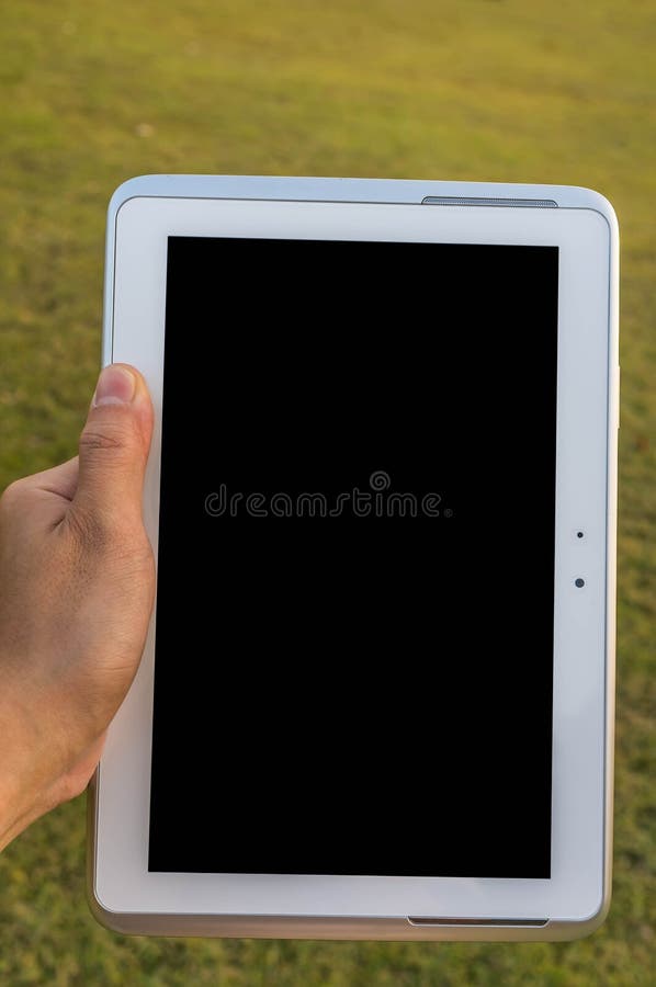 Working with Tablet stock image. Image of human, connect - 42285211