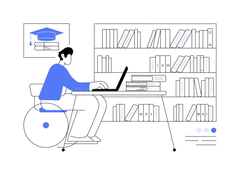 Working on Thesis or Dissertation Isolated Cartoon Vector Illustrations ...