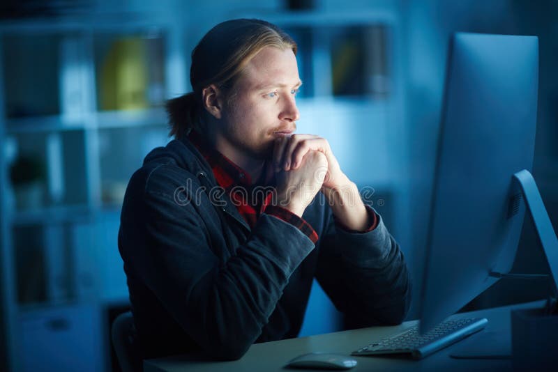 Working till night stock image. Image of businesspeople - 117727335