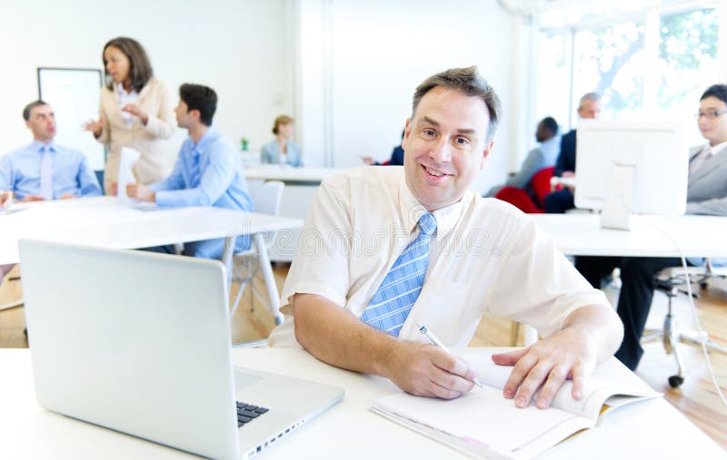 Working time in the office stock photo. Image of business - 42130564